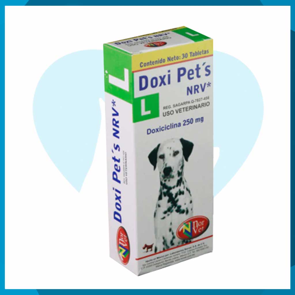Doxi Pets L 250mg Caja 30 Tabletas